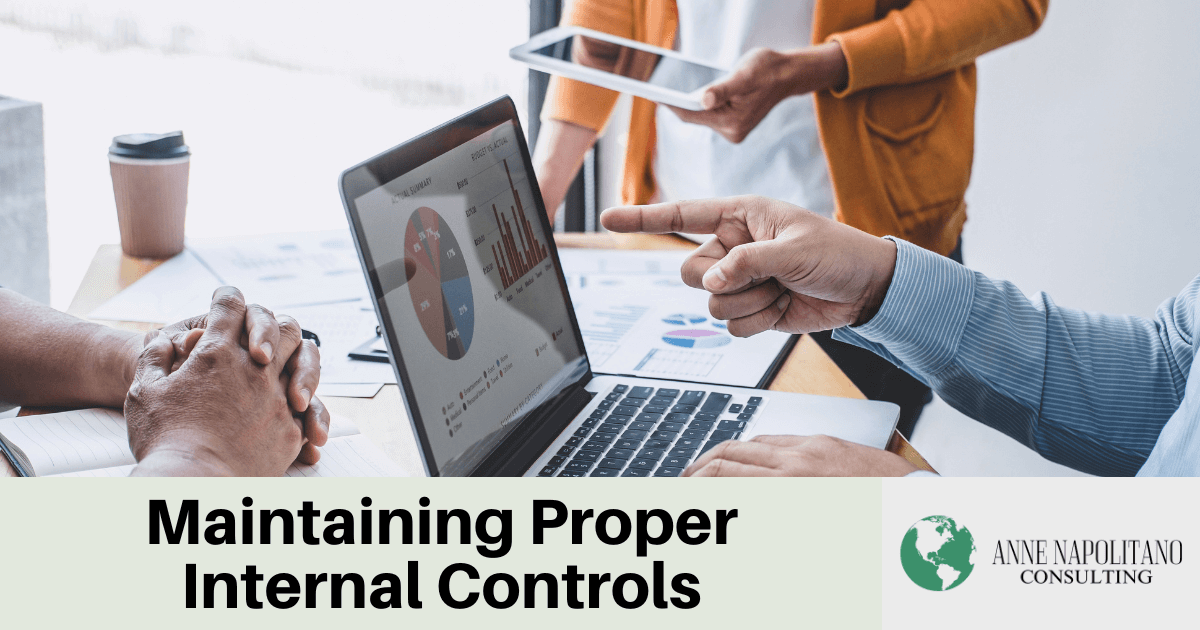 Accounting Best Practices: Maintaining Proper Internal Controls - Anne ...